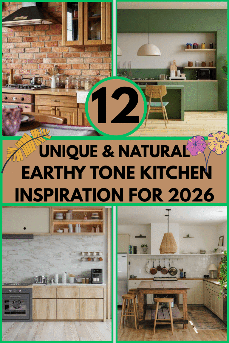 12 Unique Earthy Tone Kitchen Ideas for a Warm, Natural Home - Savy Home